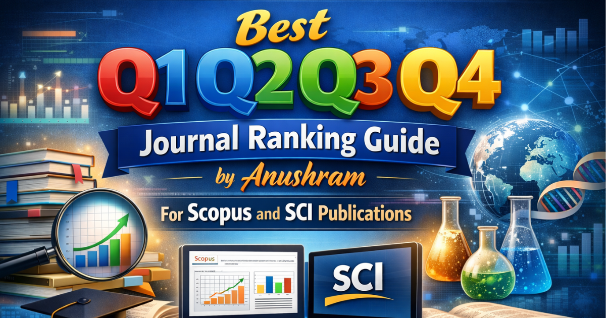 Best Q1 Q2 Q3 Q4 Journal Ranking Guide by Anushram for Scopus and SCI ...