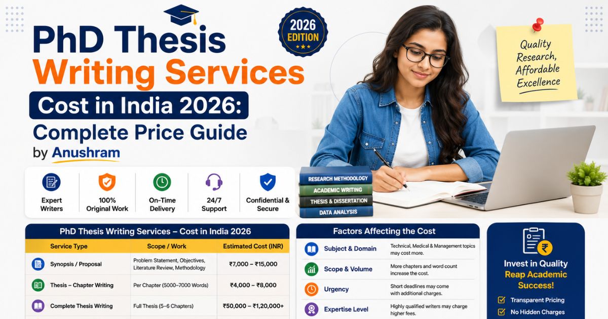 PhD Thesis Writing Services Cost in India 2026: Complete Price Guide by ...